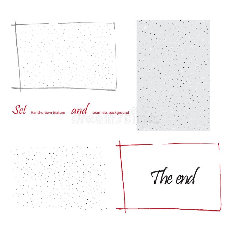 Hand-drawn Doodle Hatch Seamless Pattern and Variants Use Stock ...