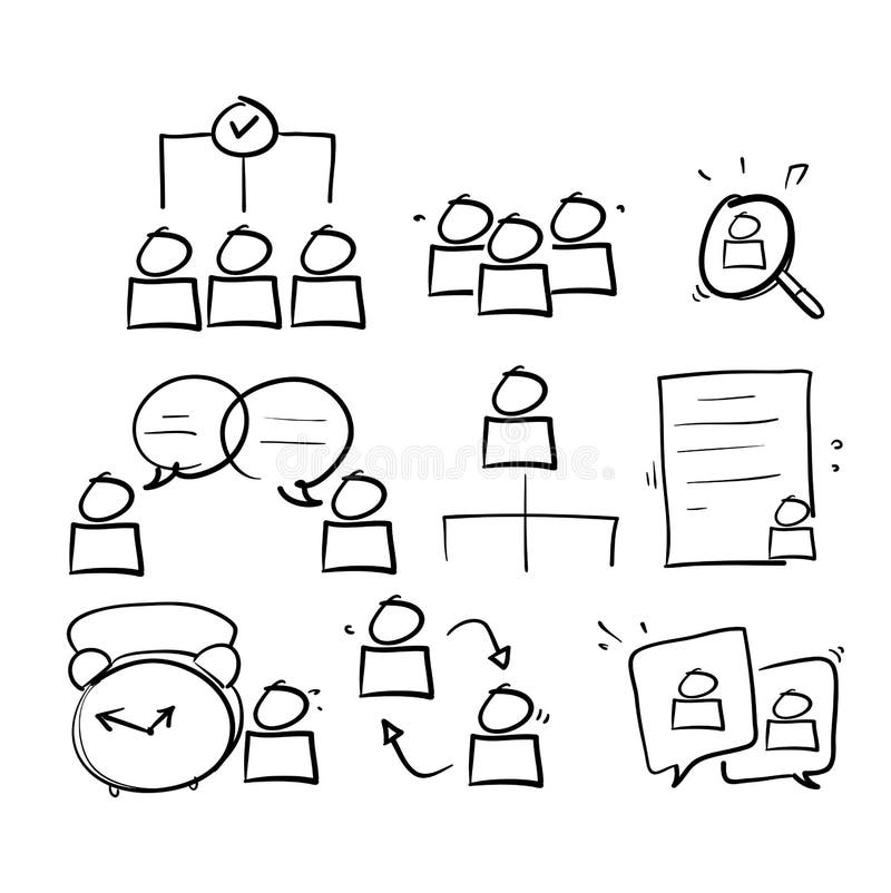 Management Human Resources Doodle Icons Stock Illustrations – 56 ... Management Human Resources Doodle Icons Stock Illustrations – 56 ...
