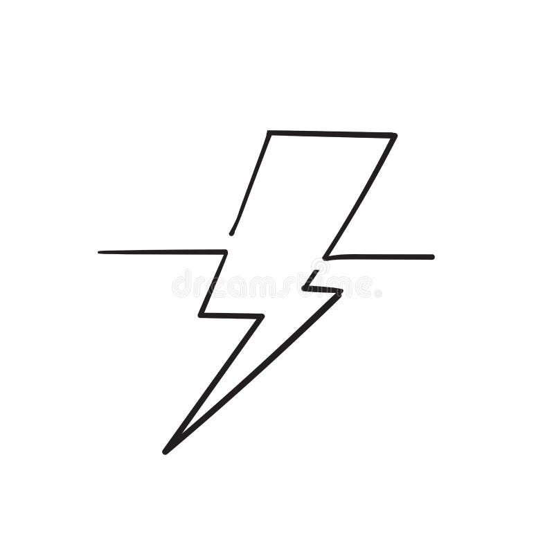 Drawing Lightening Strike Stock Illustrations – 216 Drawing Lightening ...