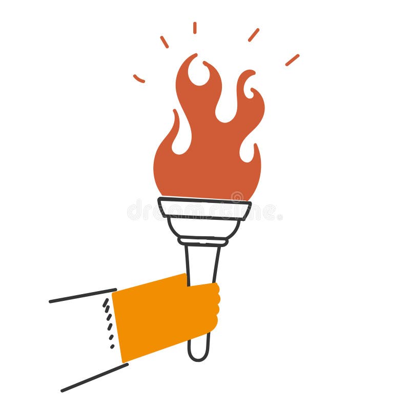Holding Torchlight Stock Illustrations – 30 Holding Torchlight Stock ...