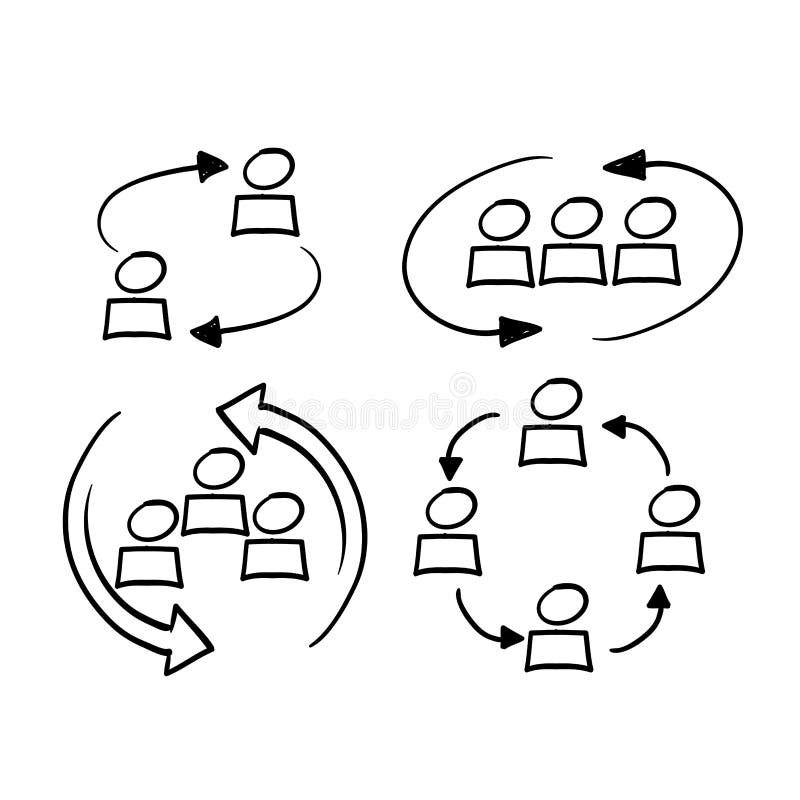 Hand Drawn Doodle Personnel Change Line Icon Illustration Vector Stock ... Hand Drawn Doodle Personnel Change Line Icon Illustration Vector Stock ...