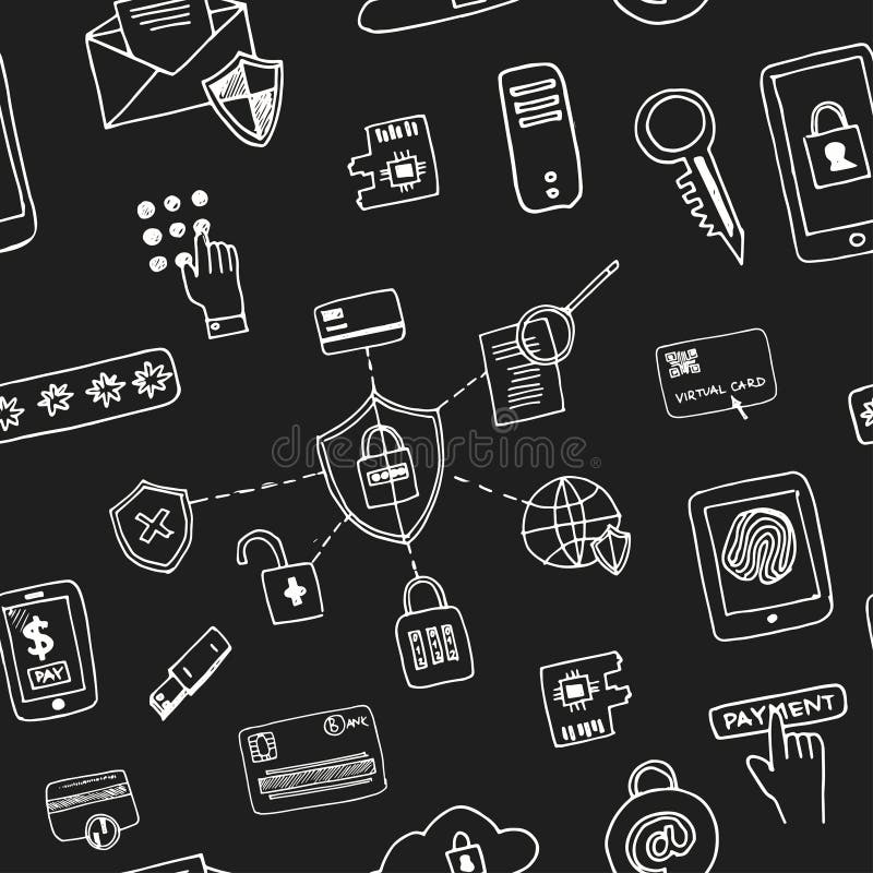 Cyber Security Doodle Icon Stock Illustrations – 440 Cyber Security ...