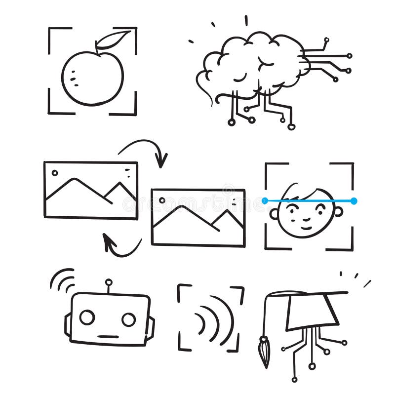 Doodle Artificial Intelligence Stock Illustrations – 67,261 Doodle ...