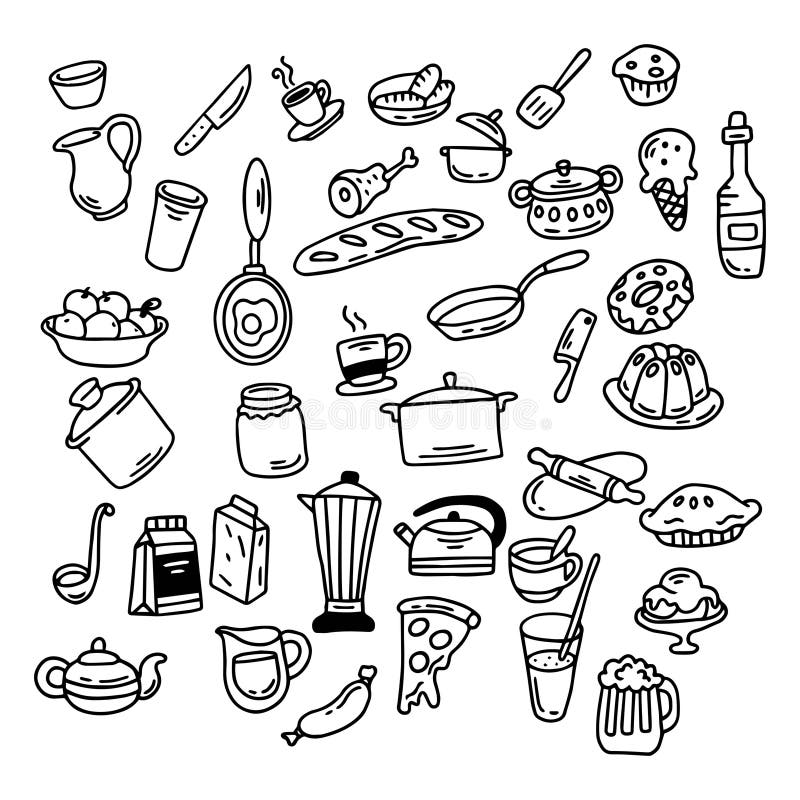 Items Doodle Set Stock Illustrations – 11,597 Items Doodle Set Stock Illustrations, Vectors ...
