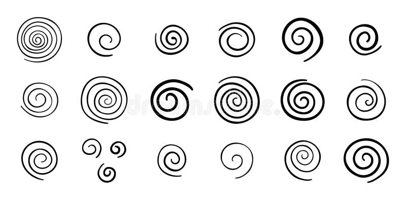 Helix Doodle Sketch Set Stock Illustrations – 271 Helix Doodle Sketch ...