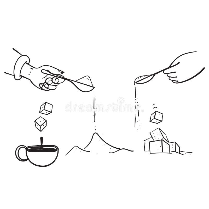 Lump Sketch Sugar Stock Illustrations – 63 Lump Sketch Sugar Stock ...