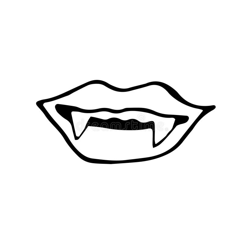 Vampire s Bite stock illustration. Illustration of sinister - 221059