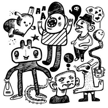 Angry Doodles Stock Illustrations – 373 Angry Doodles Stock ...