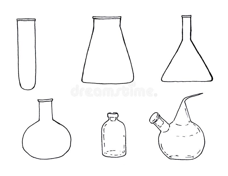 Empty Beaker Drawing