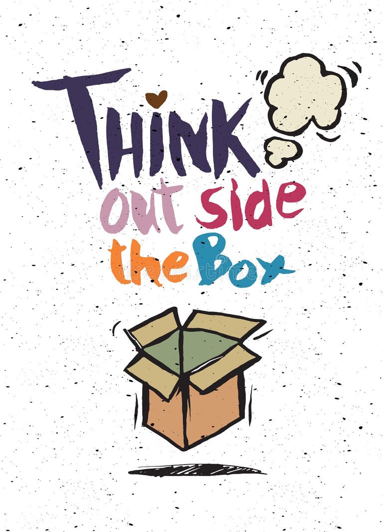Think Out Box Stock Illustrations – 1,369 Think Out Box Stock ...