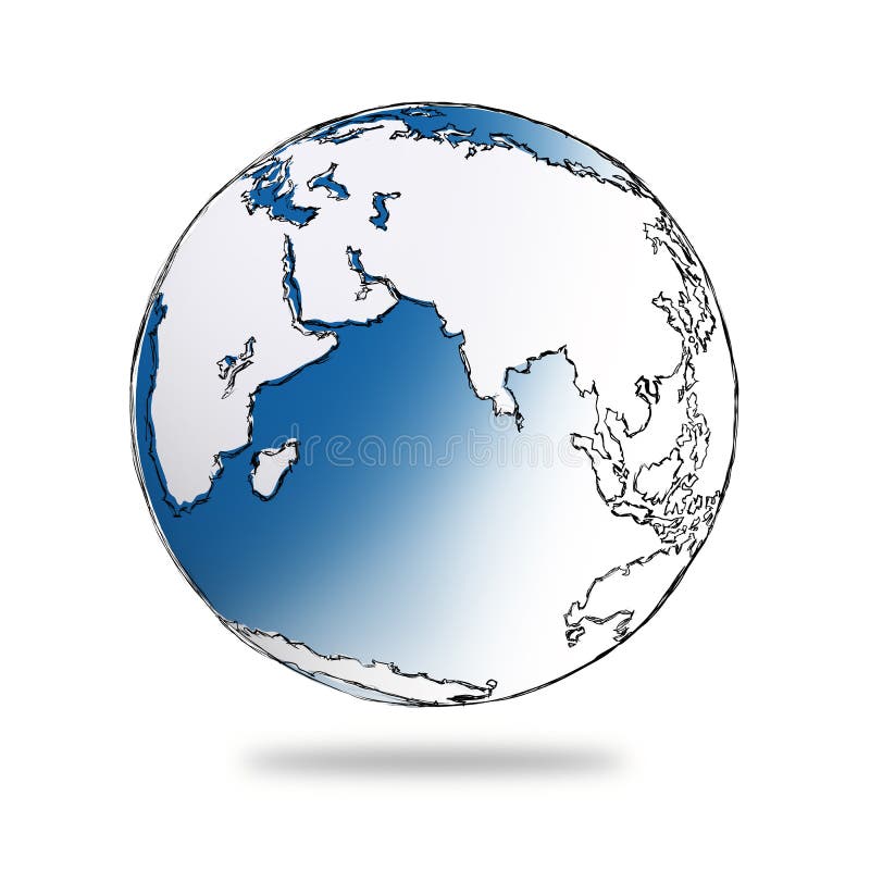 Earth Hand Drawn Symbol Grunge Icon Stock Illustrations – 444 Earth ...