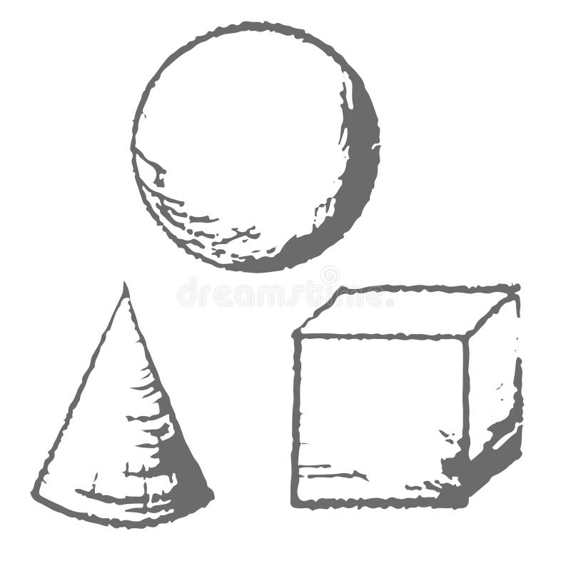 Hand-drawn Elements, Children S School Drawing Stock Vector ...