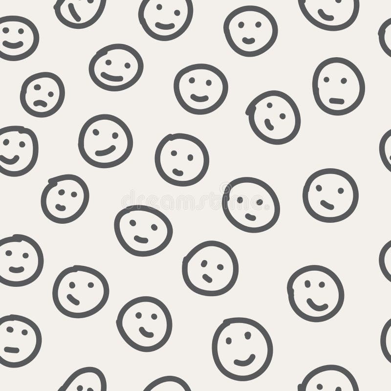 Smiley Emoticons Icon Pattern Stock Illustrations – 608 Smiley ...