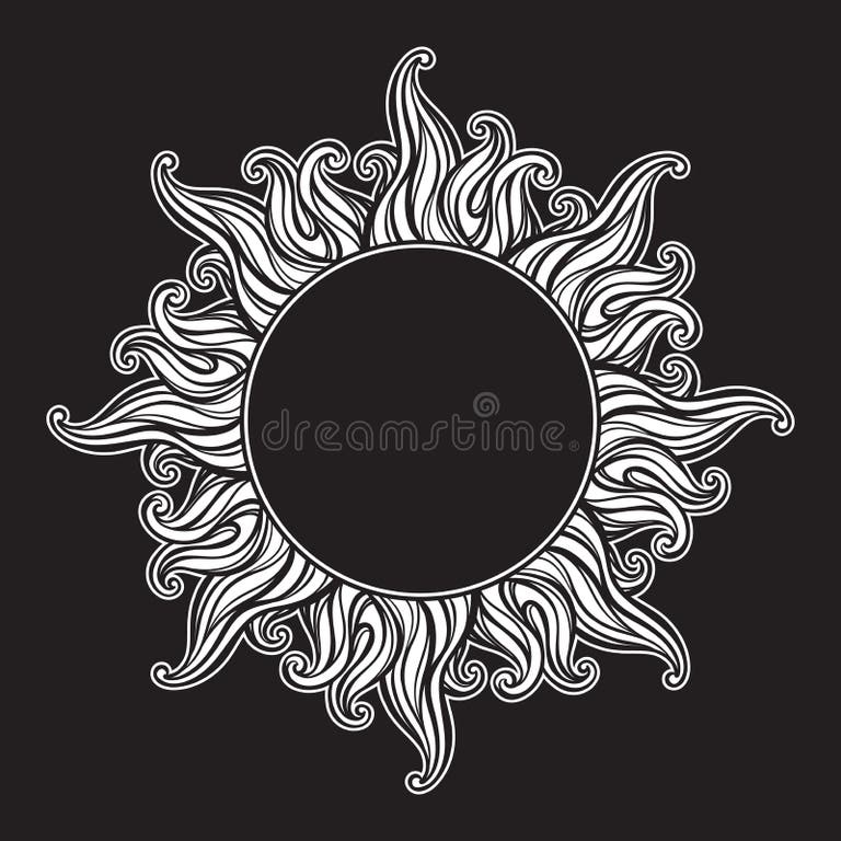Oval Sun Rays Stock Illustrations – 258 Oval Sun Rays Stock ...