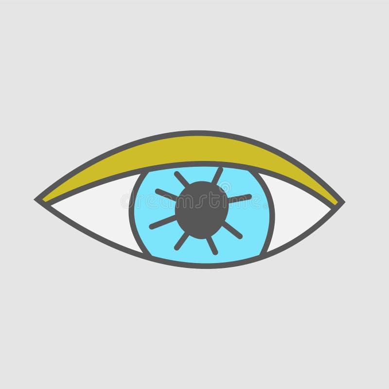Eye Sticker Vector at Maddison Helms blog