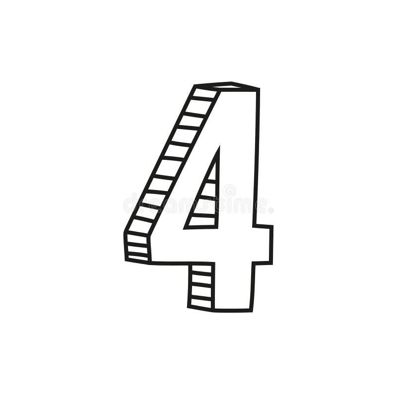 Hand drawn figure stock vector. Illustration of sign - 212763566