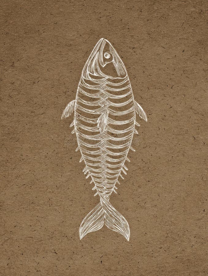 Fish bone stock photo. Image of meal, cuisine, dine, lunch - 14627218