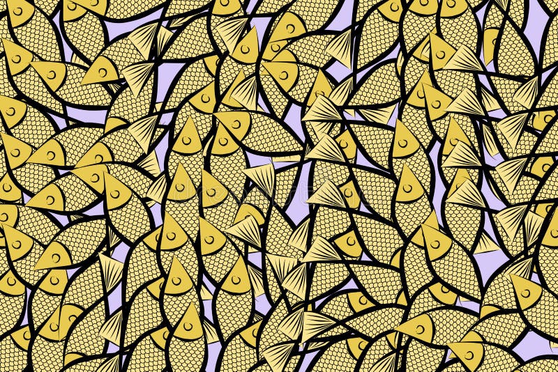 Hand Drawn Fish Illustrations Background, Good for Graphic Design ...