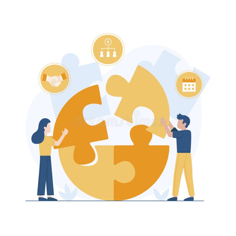 Hand Drawn Flat Design Stakeholders Illustration Vector Illustration ...