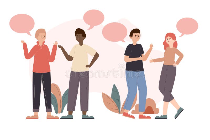 Friends Talking Stock Illustrations – 12,622 Friends Talking Stock ...