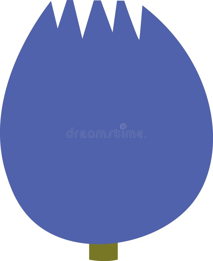 Hand Drawn Flower Bud stock vector. Illustration of romantic - 353086606