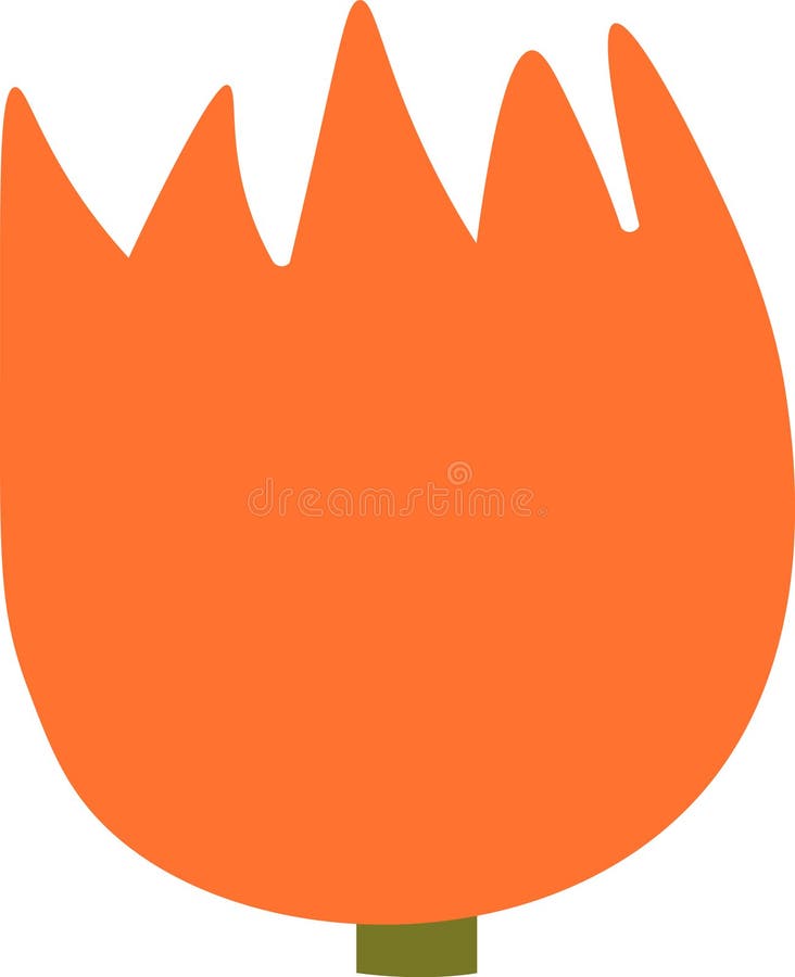 Hand Drawn Flower Bud stock vector. Illustration of foliage - 353086918