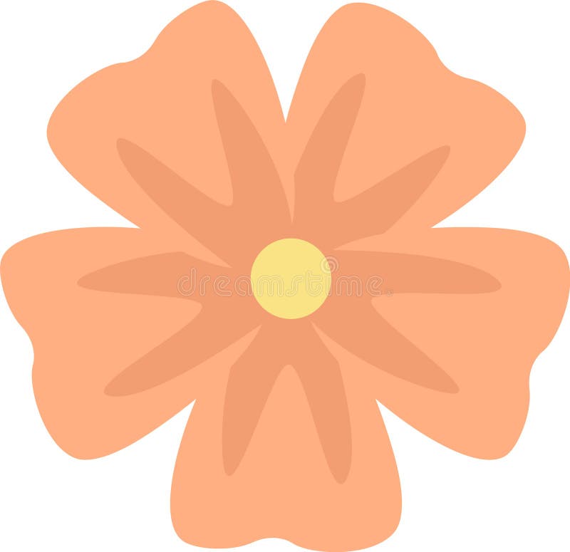 Hand Drawn Flower Icon stock vector. Illustration of botanical - 365066015