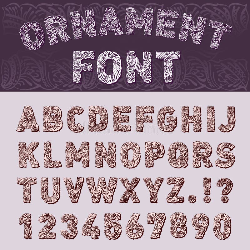 Henna Font Stock Illustrations – 3,875 Henna Font Stock Illustrations ...