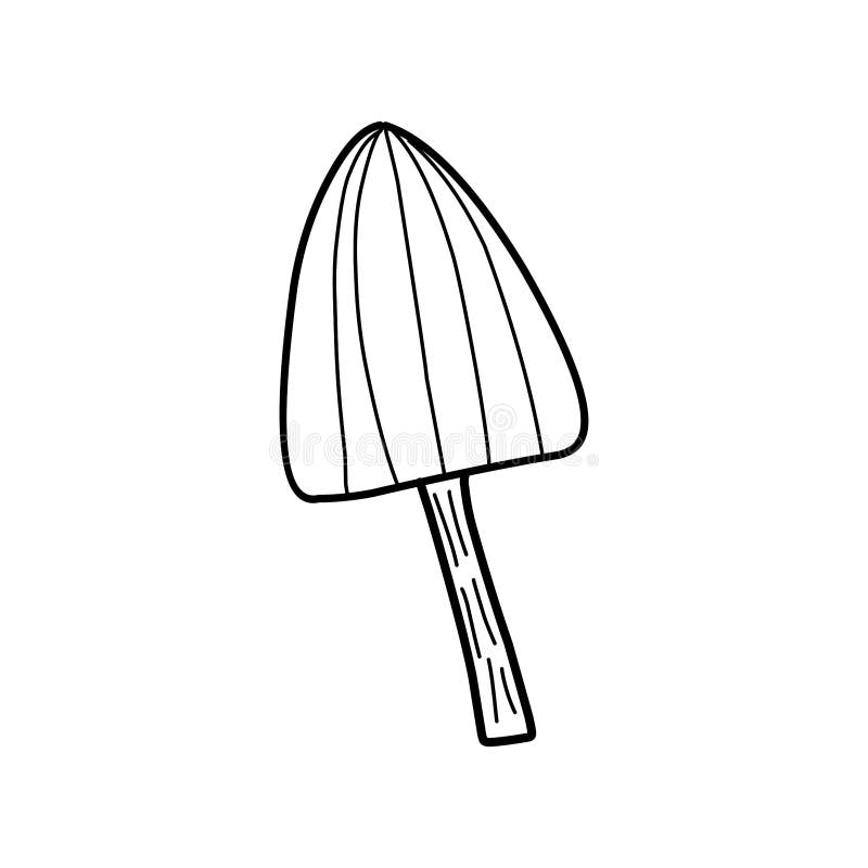 Hand Drawn Forest Mushroom in Doodle Style Stock Vector - Illustration ... Hand Drawn Forest Mushroom in Doodle Style Stock Vector - Illustration ...
