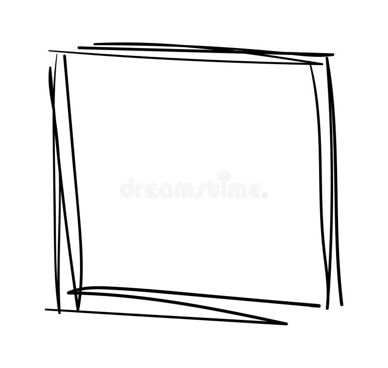 Hand Drawn Frames. Handdrawn Square Frame. Vector Borders Grunge ... Hand Drawn Frames. Handdrawn Square Frame. Vector Borders Grunge ...