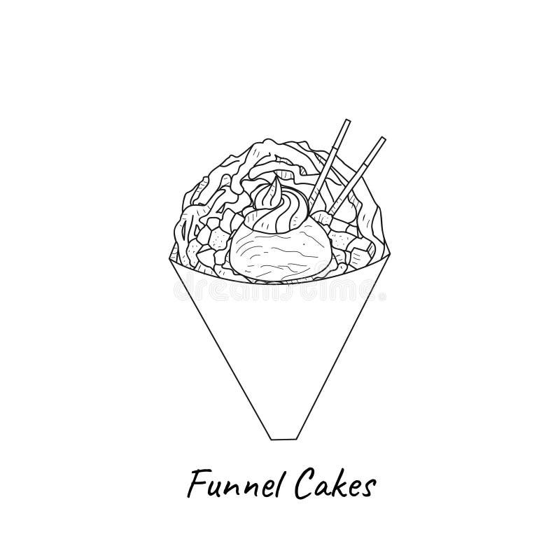 Funnel Cake Stock Illustrations – 101 Funnel Cake Stock Illustrations ...
