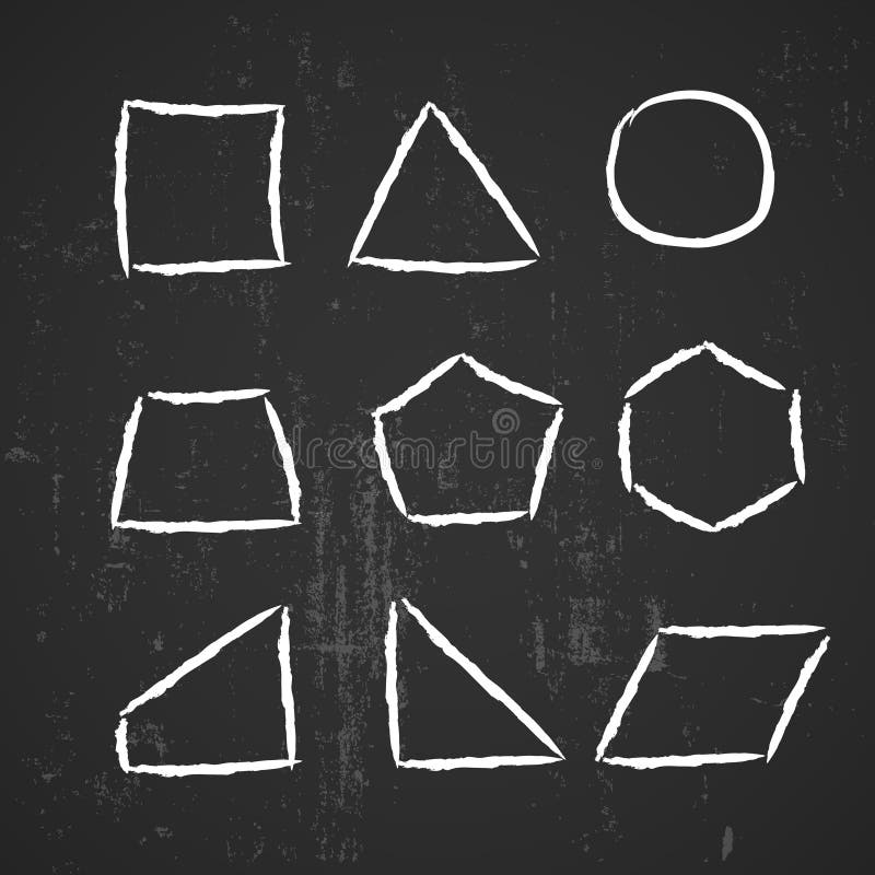 Hand drawn geometric icons stock vector. Illustration of knowledge ...