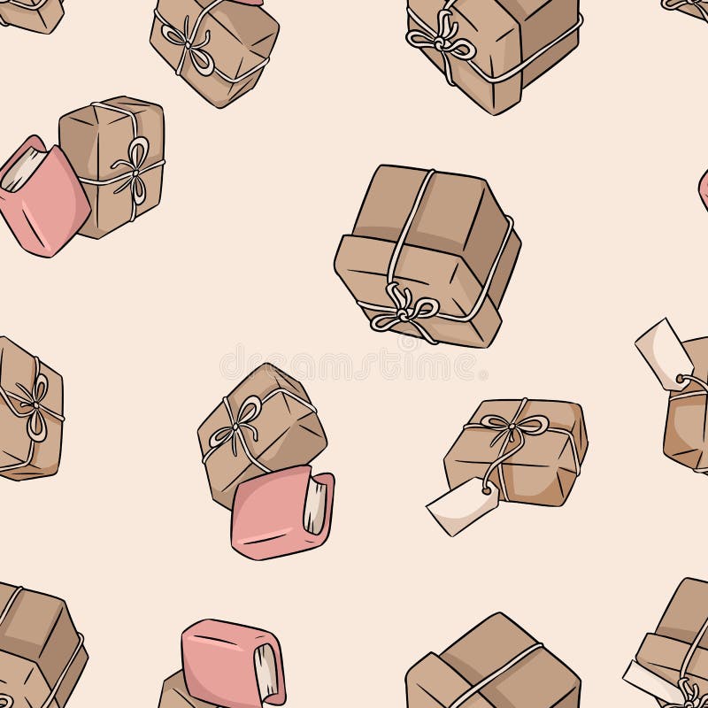 Texture Hand Drawn Gift Boxes Stock Illustrations – 1,295 Texture Hand ...