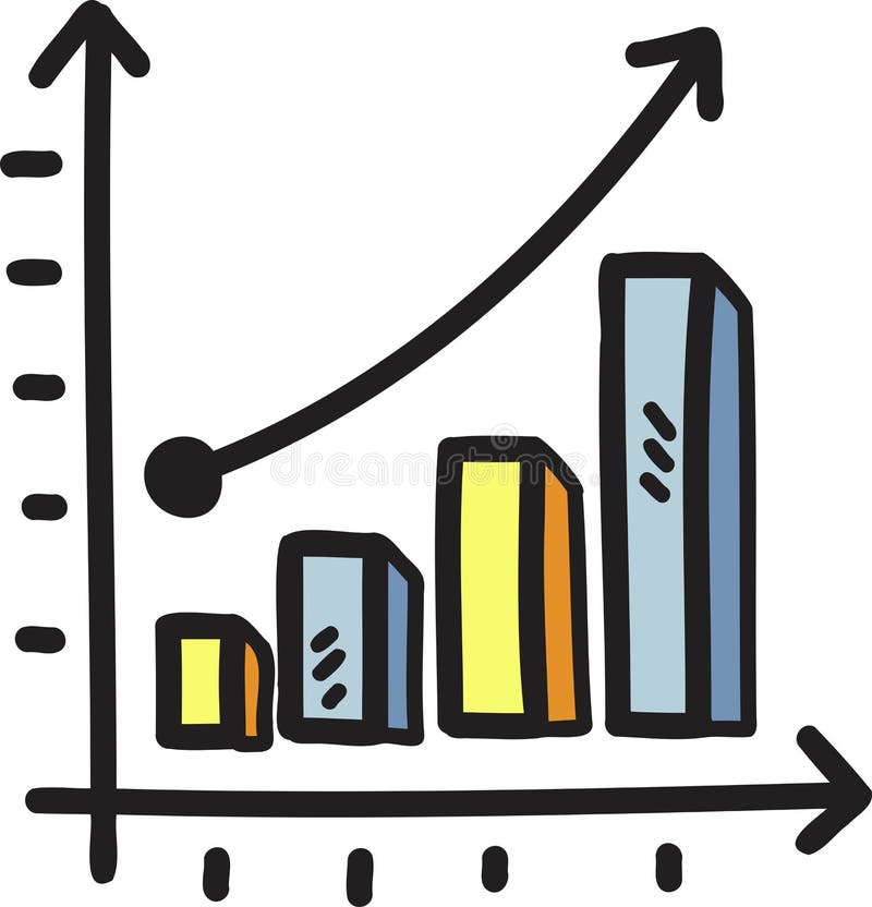 Hand Drawn Graph Illustration Stock Vector - Illustration of abstract ...
