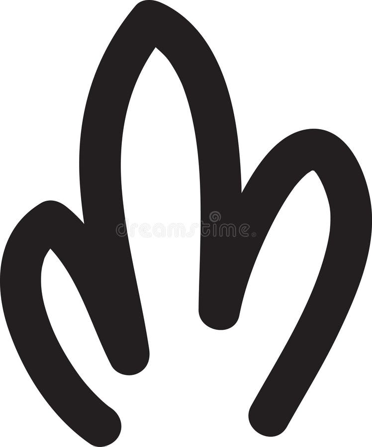 Hand Drawn Grass Line Drawing Stock Illustration - Illustration of line ...