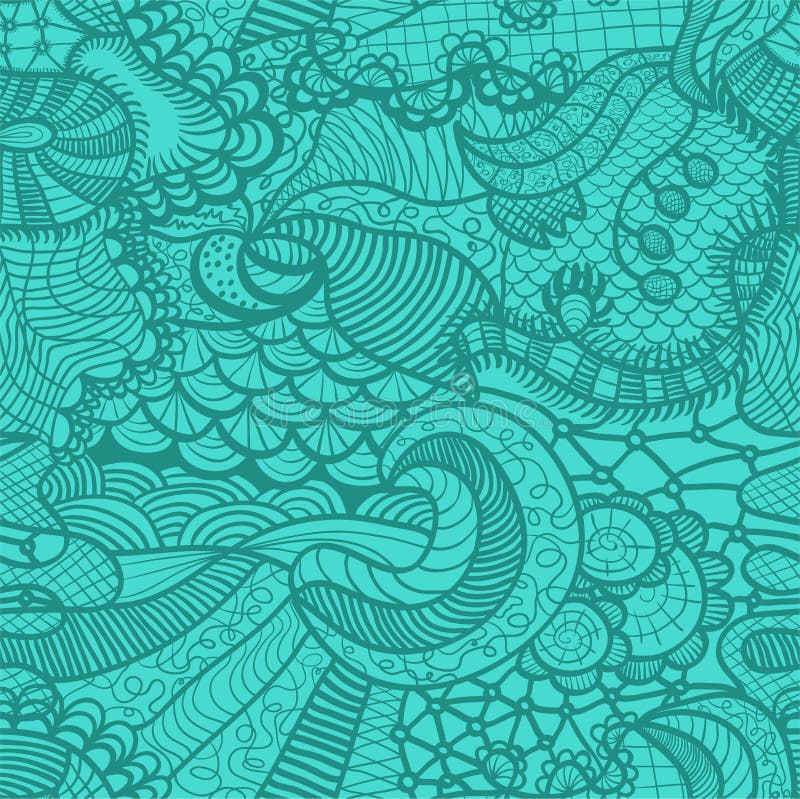 Hand Drawn Grass Seamless Pattern Stock Vector Illustration Of Lacy Grass 23806452