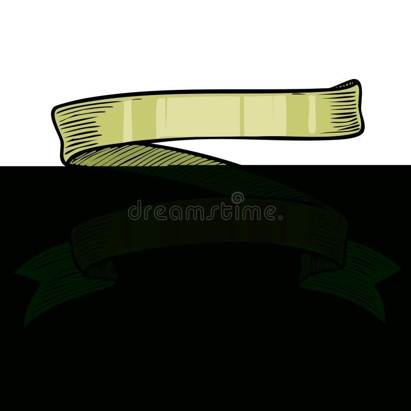 Green Flowing Ribbon Stock Illustrations – 3,975 Green Flowing Ribbon ...