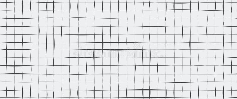 Hand-Drawn Grid Paper Background with Lines, Artistic Sketch Notebook ...