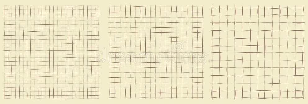 Hand-Drawn Grid Paper Background with Lines, Artistic Sketch Notebook ...
