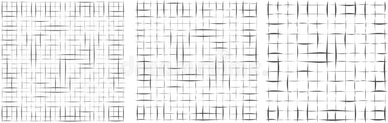 Hand-Drawn Grid Paper Background with Lines, Artistic Sketch Notebook ...