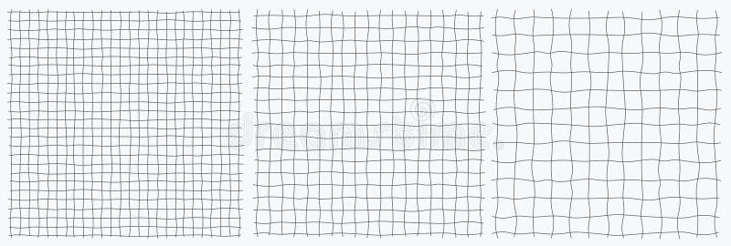 Hand-Drawn Grid Paper Background with Lines, Artistic Sketch Notebook ...