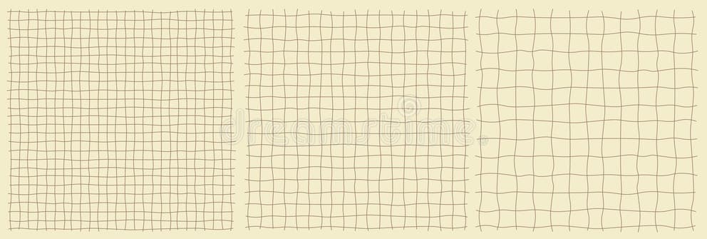 Hand-Drawn Grid Paper Background with Lines, Artistic Sketch Notebook ...