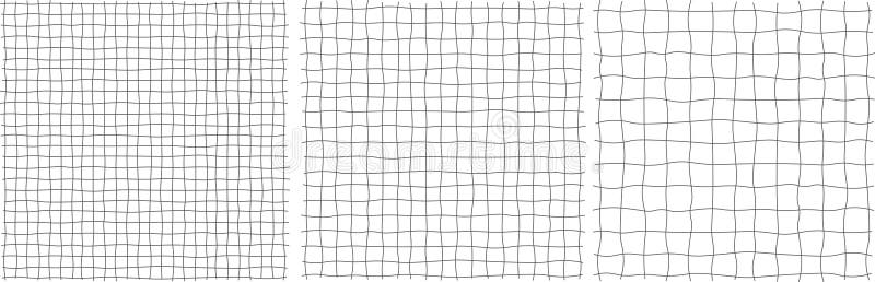 Hand-Drawn Grid Paper Background with Lines, Artistic Sketch Notebook ...