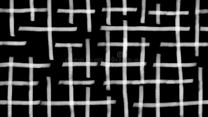 Hand-drawn Grid Pattern Animation with Dynamic Movement. Stock Footage ...