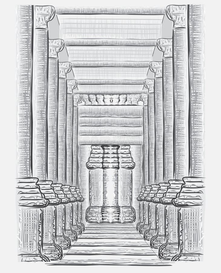 Hand drawn hall sketch stock vector. Illustration of design - 63591517