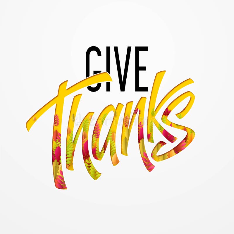 Hand Drawn Happy Thanksgiving Day Background. Give Thanks Stock Vector ... Hand Drawn Happy Thanksgiving Day Background. Give Thanks Stock Vector ...