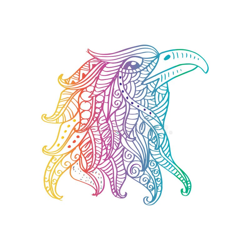 Aztec Art Hawk Stock Illustrations – 90 Aztec Art Hawk Stock ...