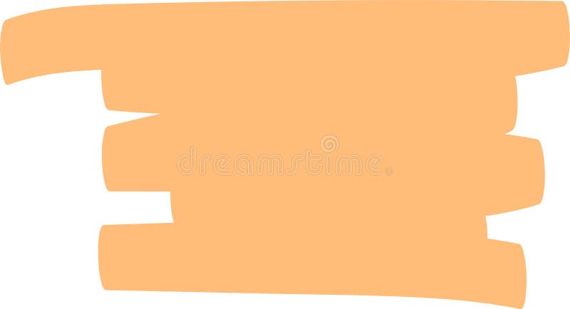 Hand Drawn Highlighter Doodle Stripes Stock Vector - Illustration of ...