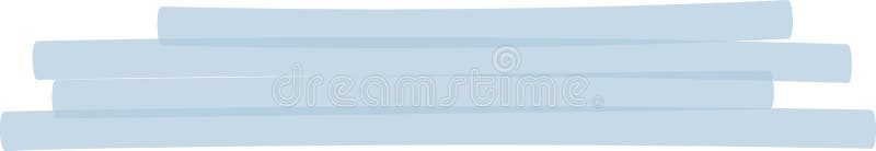 Hand Drawn Highlighter Doodle Stripes Stock Vector - Illustration of ...