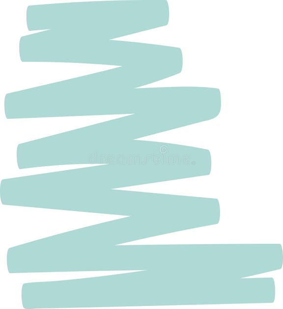 Hand Drawn Highlighter Doodle Stripes Stock Vector - Illustration of ...